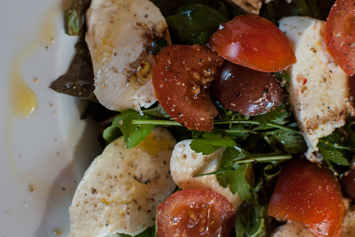 Salade de mozzarella - Popote